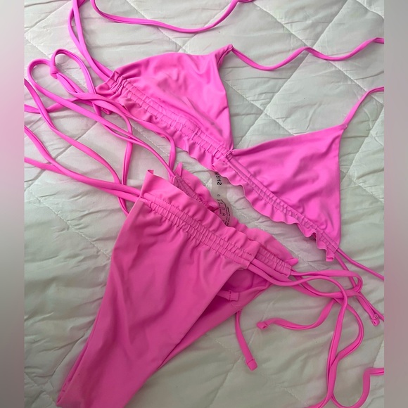 SHEIN | Other | Hot Pink Swimsuit | Poshmark
